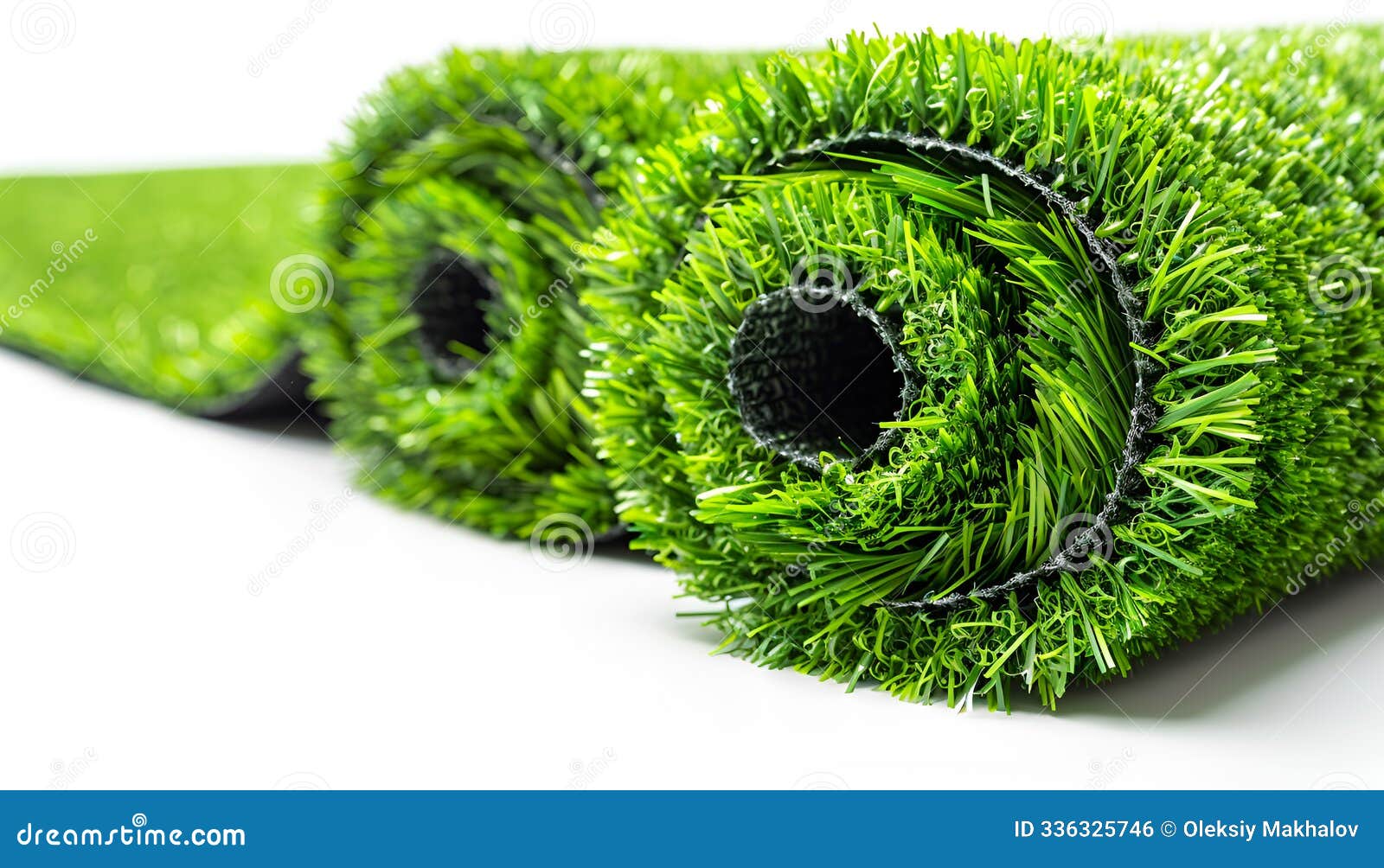 Green Artificial Turf Rolled. Probes Examples of Artificial Turf, Floor ...