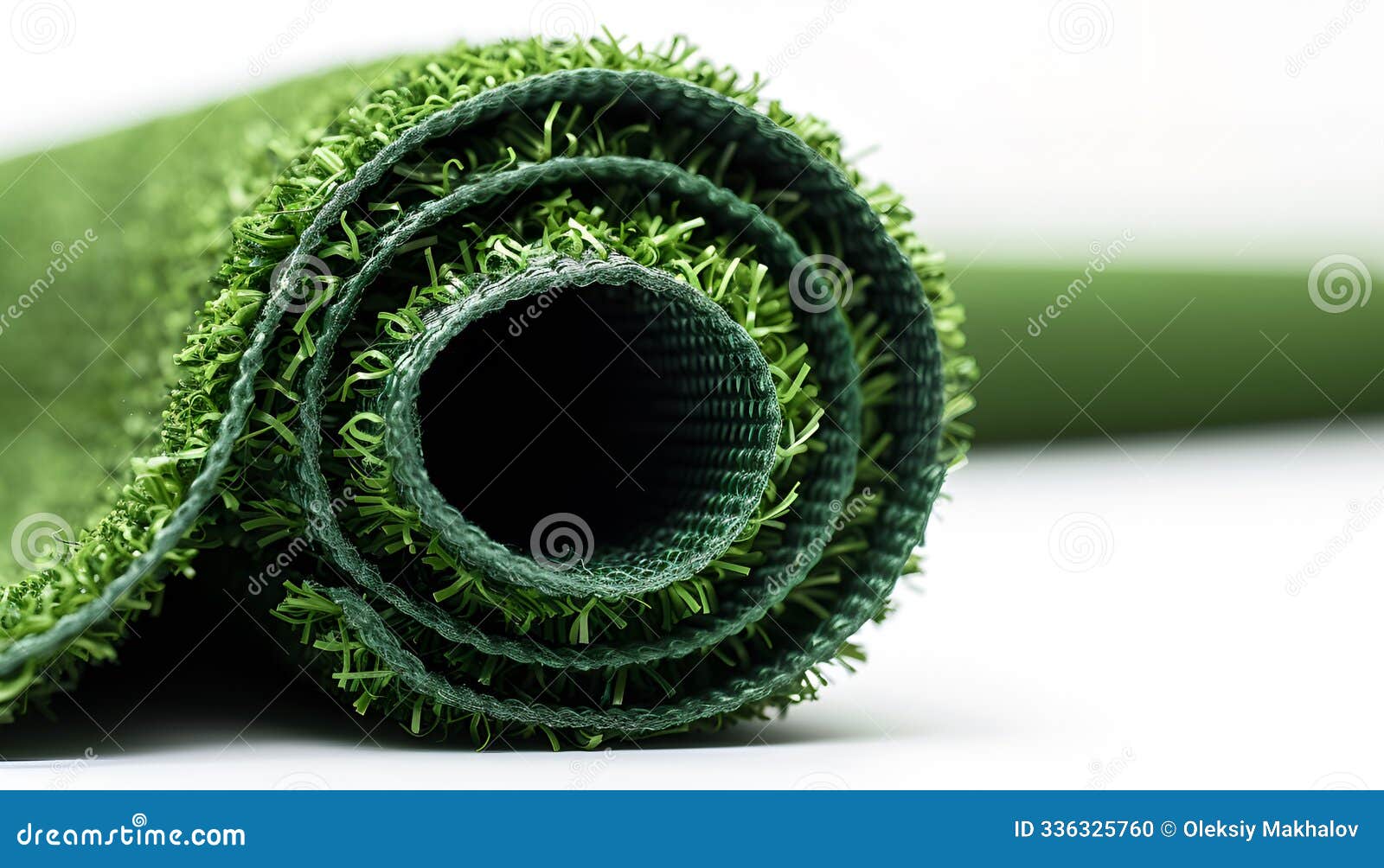 Green Artificial Turf Rolled. Probes Examples of Artificial Turf, Floor ...