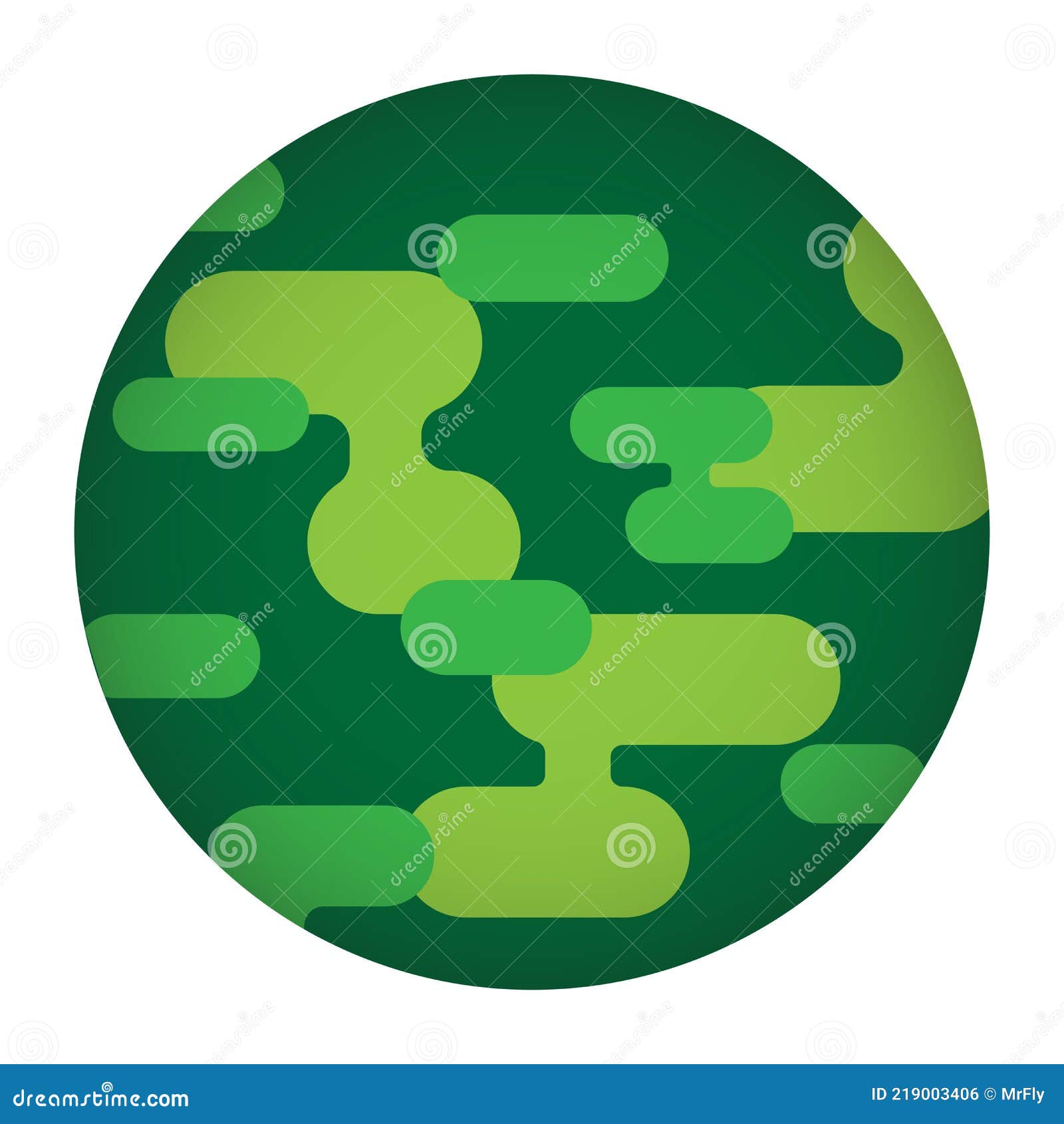 Green, Artistic Planet Illustration, Vector EPS10 Stock Vector ...