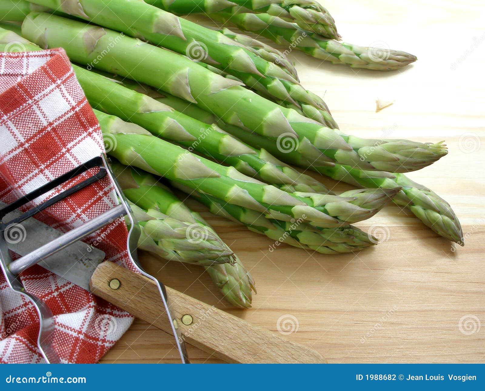 Green asparagus 4 stock photo. Image of peeling, gastronomy - 1988682