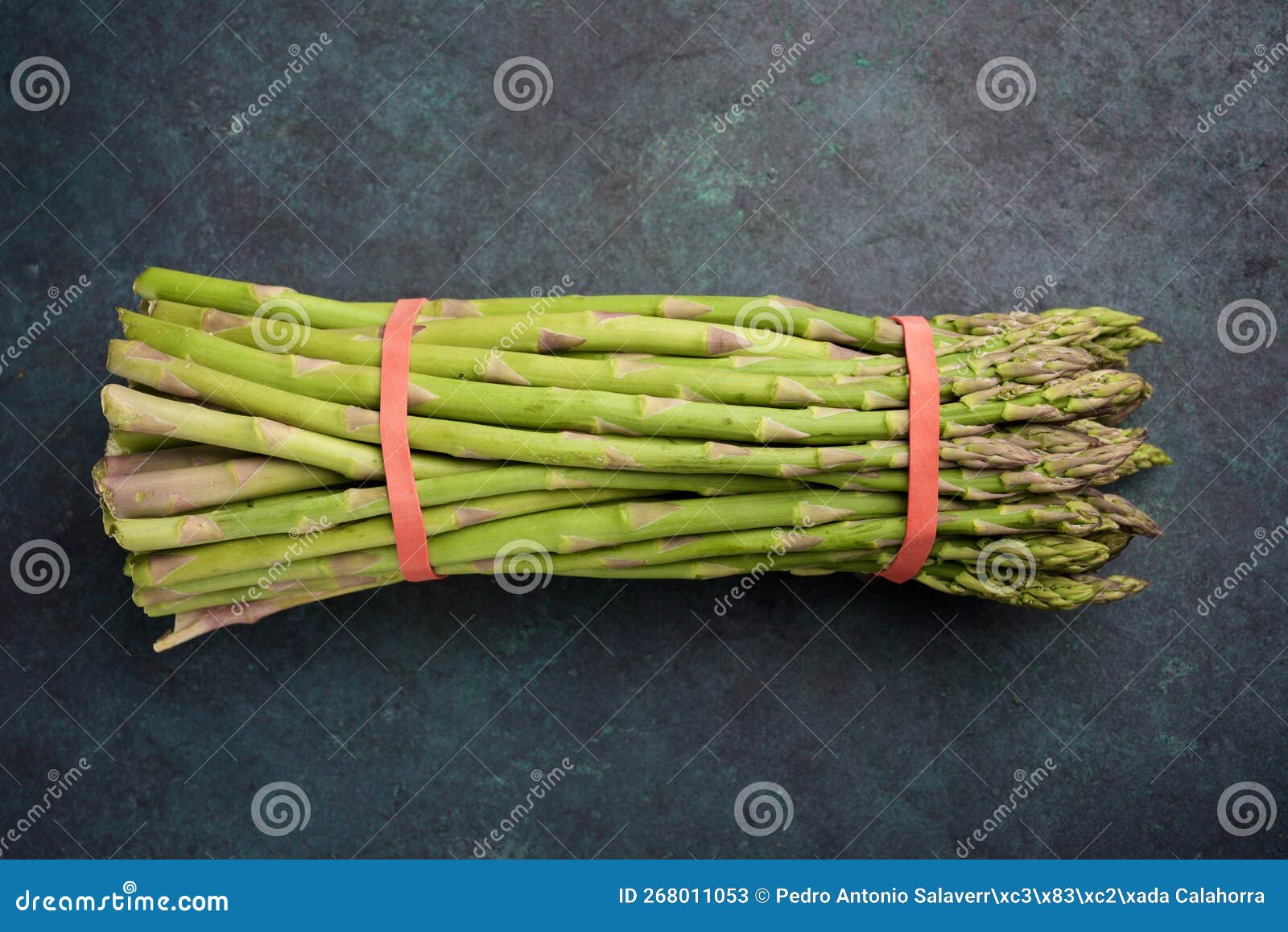 Green asparagus on a table stock image. Image of agriculture - 268011053