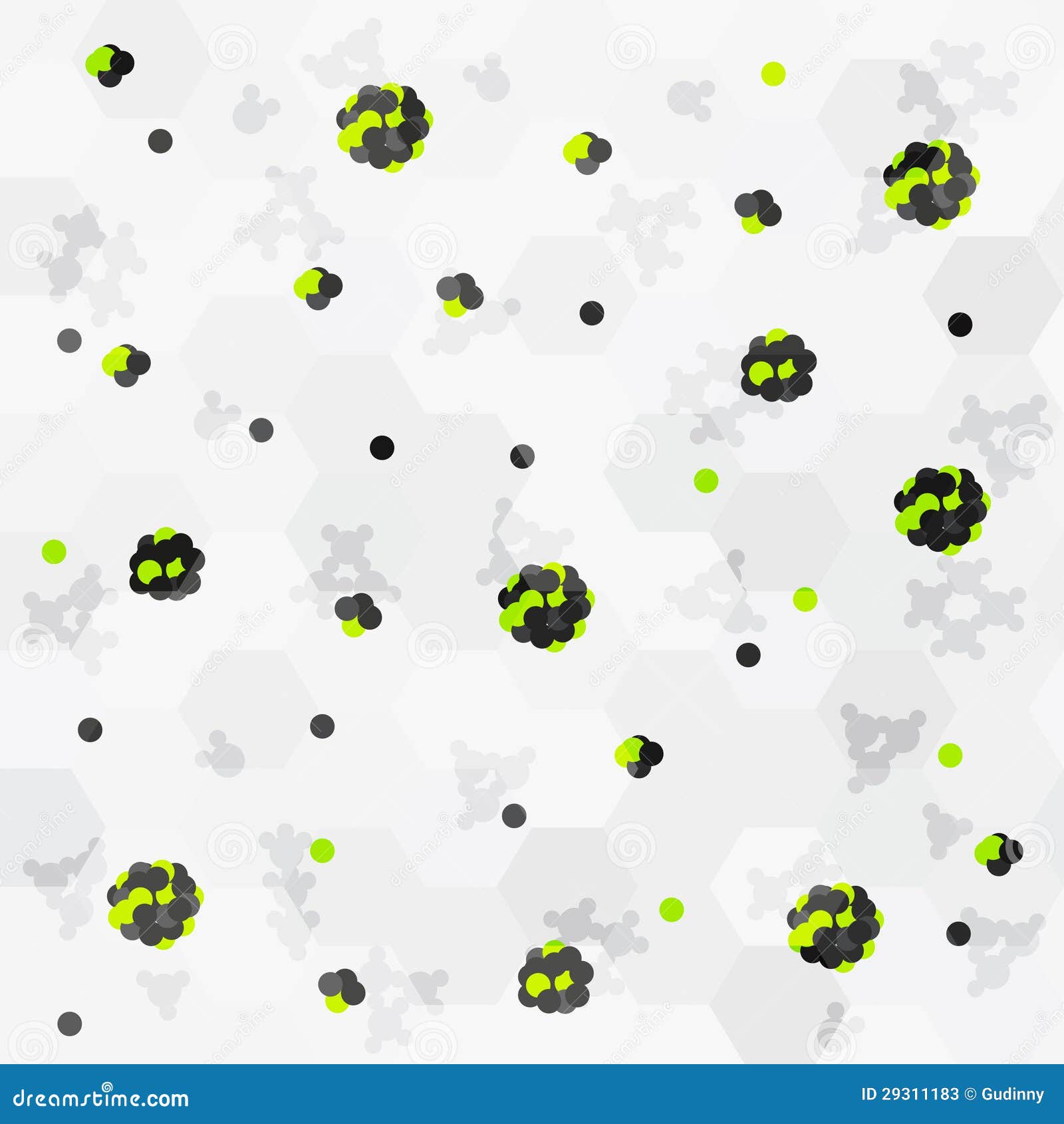 Green atom seamless stock vector. Illustration of diagram - 29311183