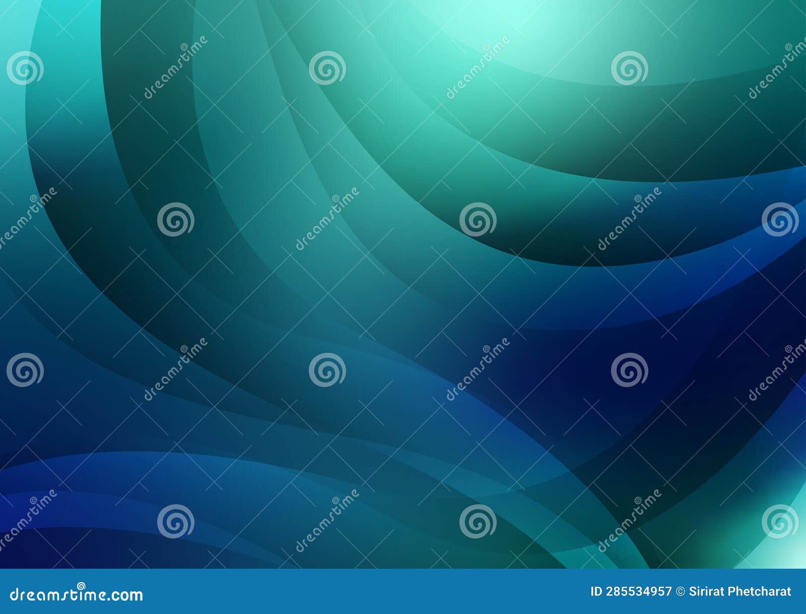 Green Aura Light Line Wave Curve Pattern Modern Gradient Background ...