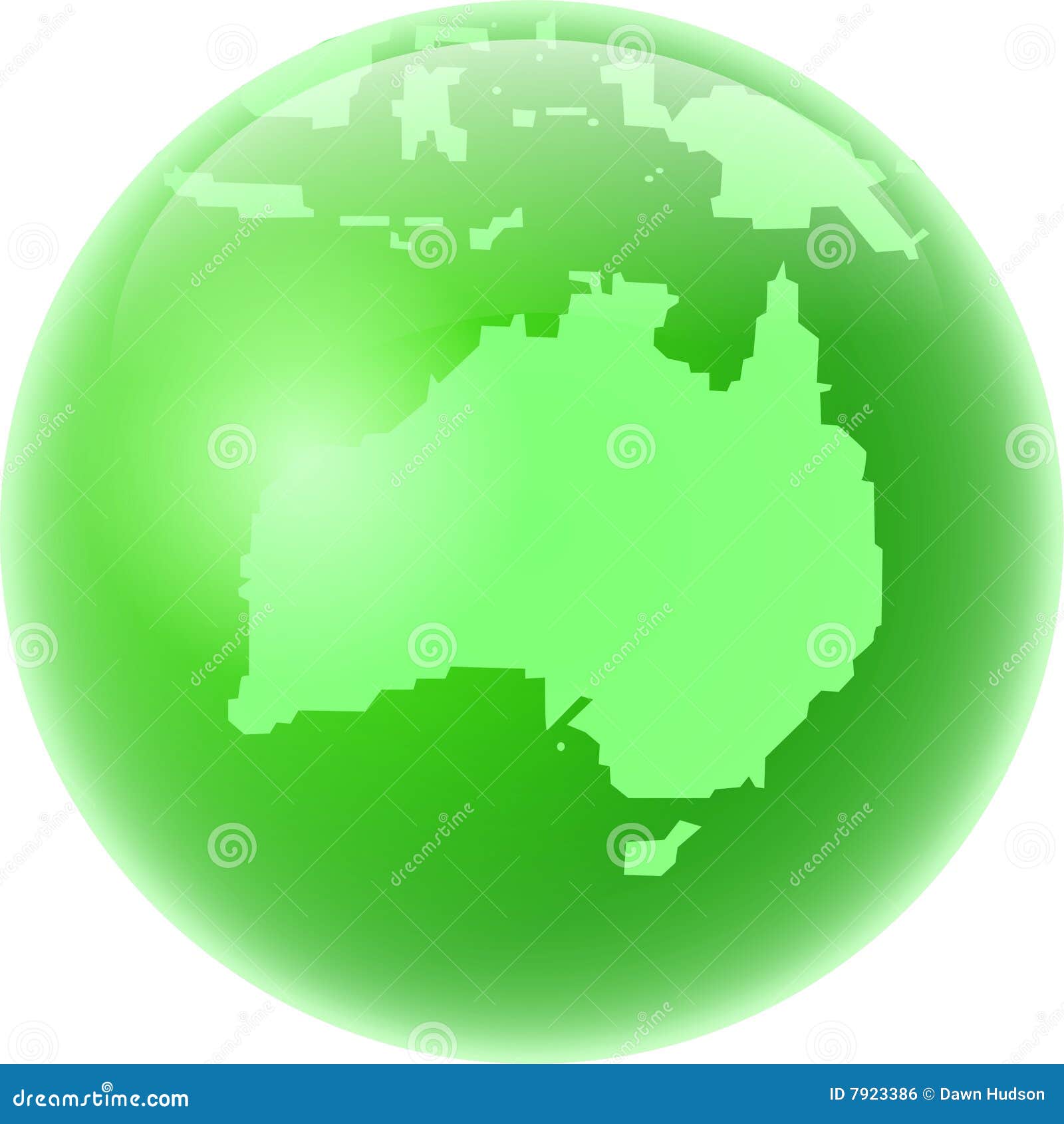 Green australia stock illustration. Illustration of nations - 7923386