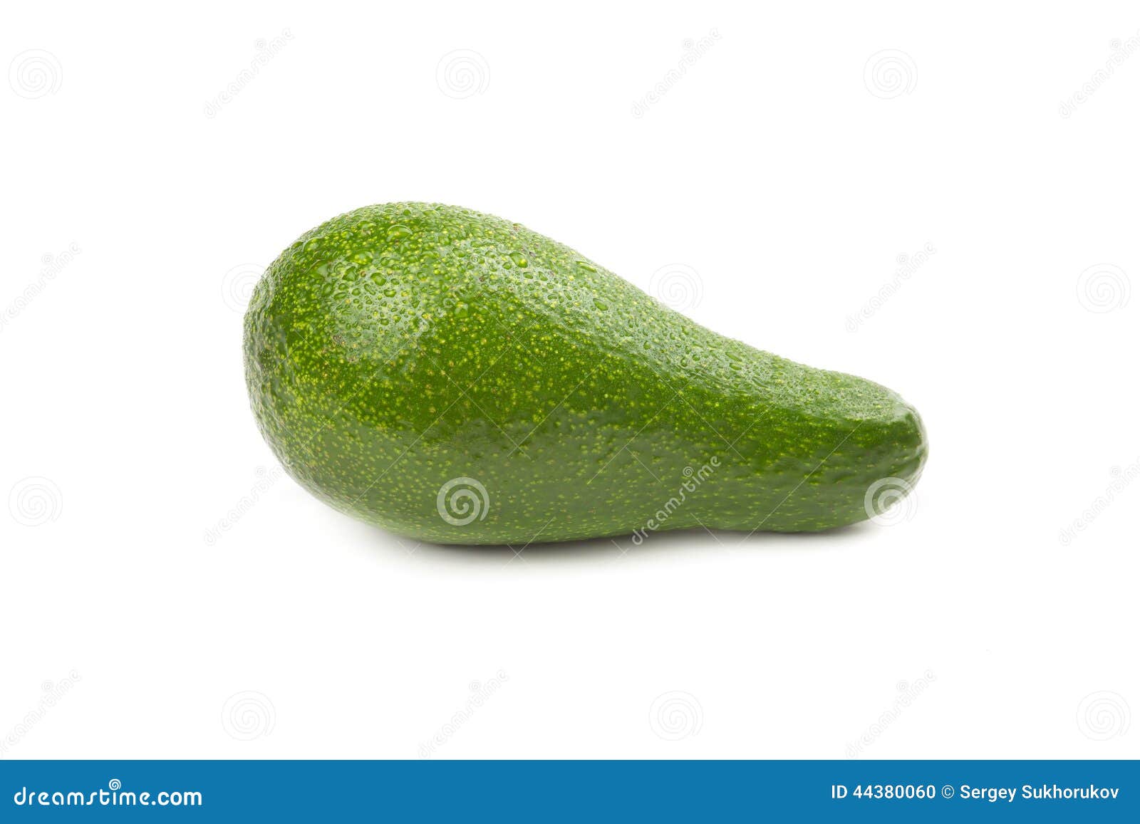 Green Avocado with Water Drops Stock Photo - Image of drop, green: 44380060