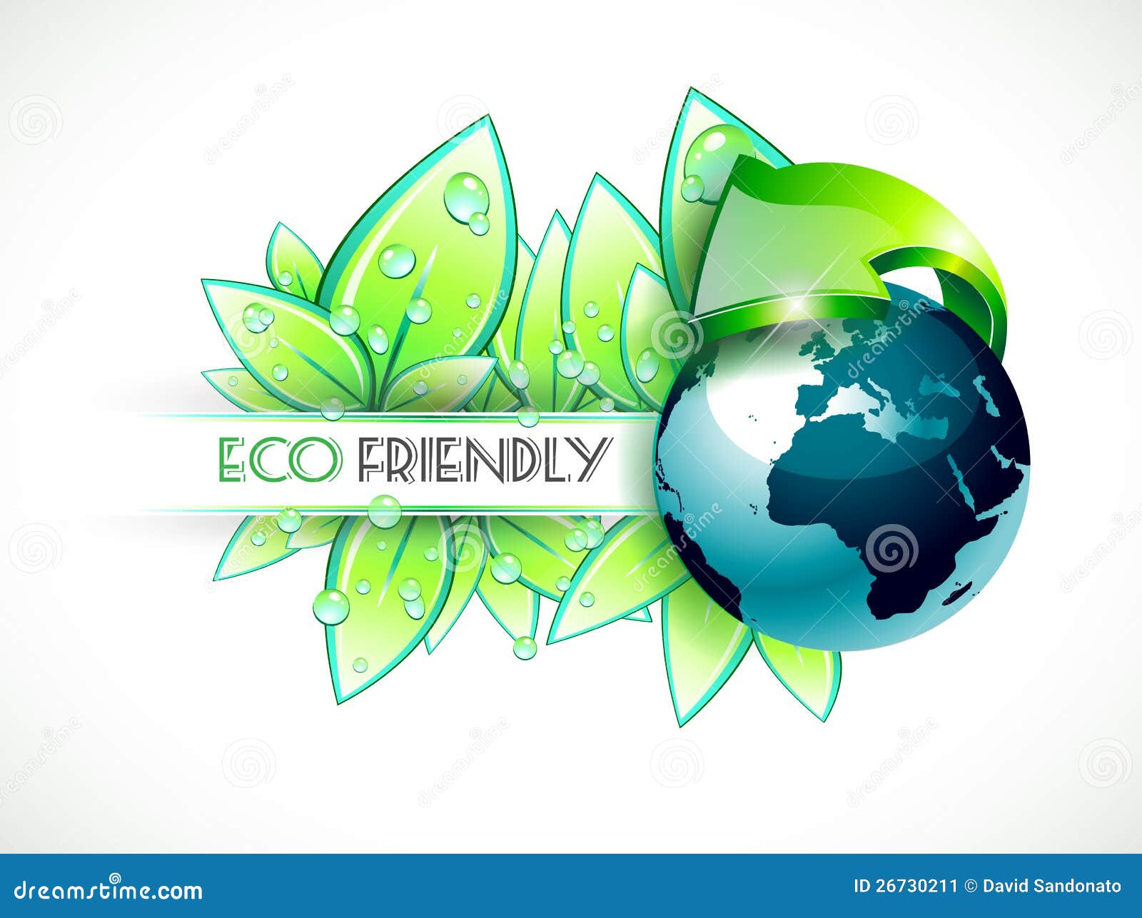 Green Background for Eco Friendly Covers Stock Illustration ...