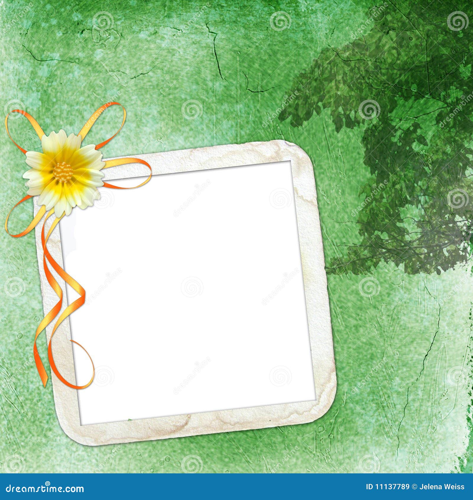 Green Background with Frame Stock Illustration - Illustration of frayed ...