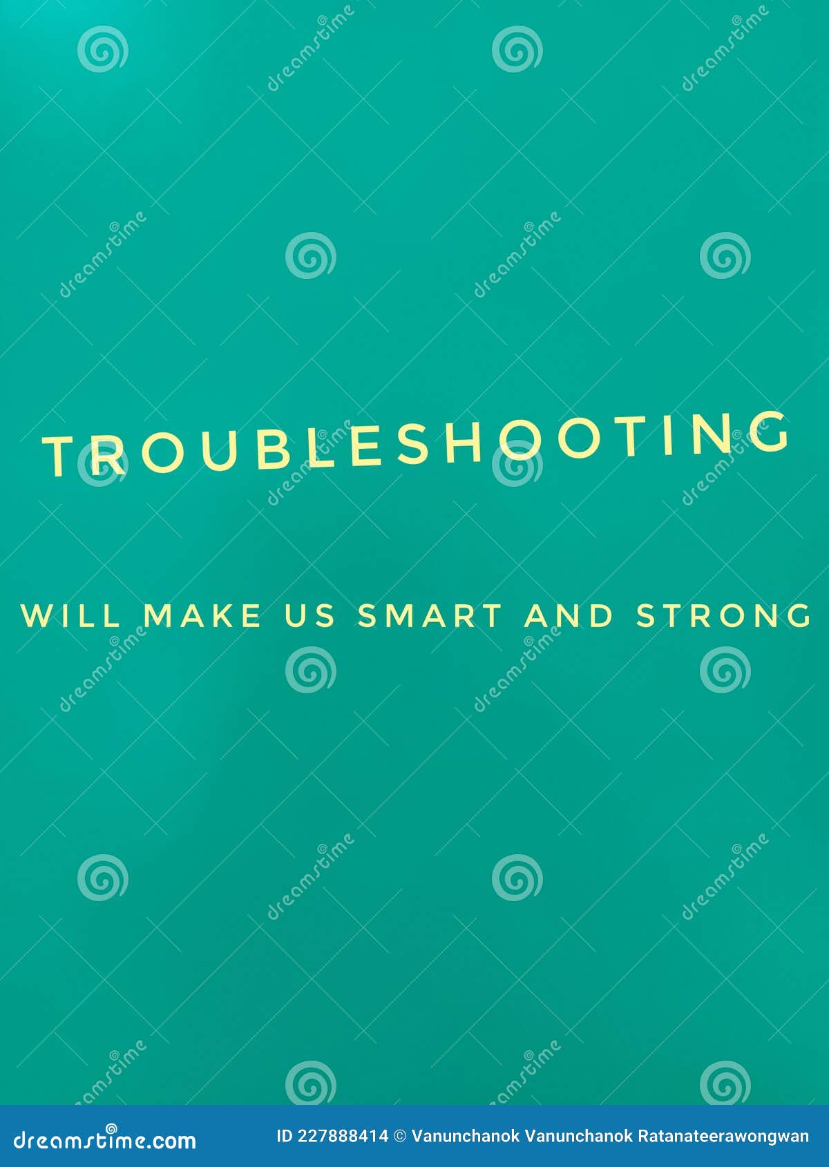 Green Background Image with Message of Encouragement. Solving Problems ...