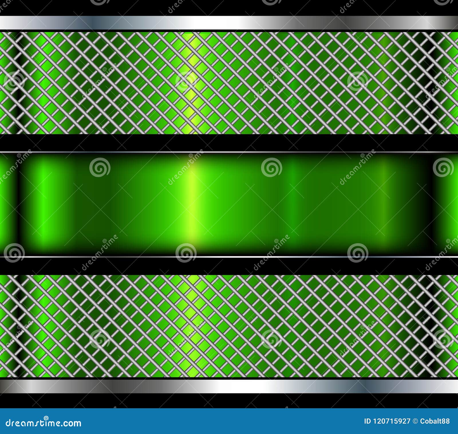 Green background metallic stock vector. Illustration of stylish - 120715927