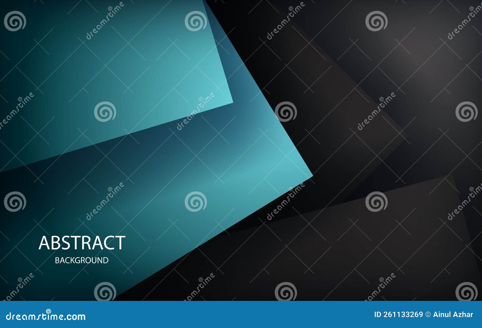 Green Background Overlap Dimension Grey Vector Illustration Message ...