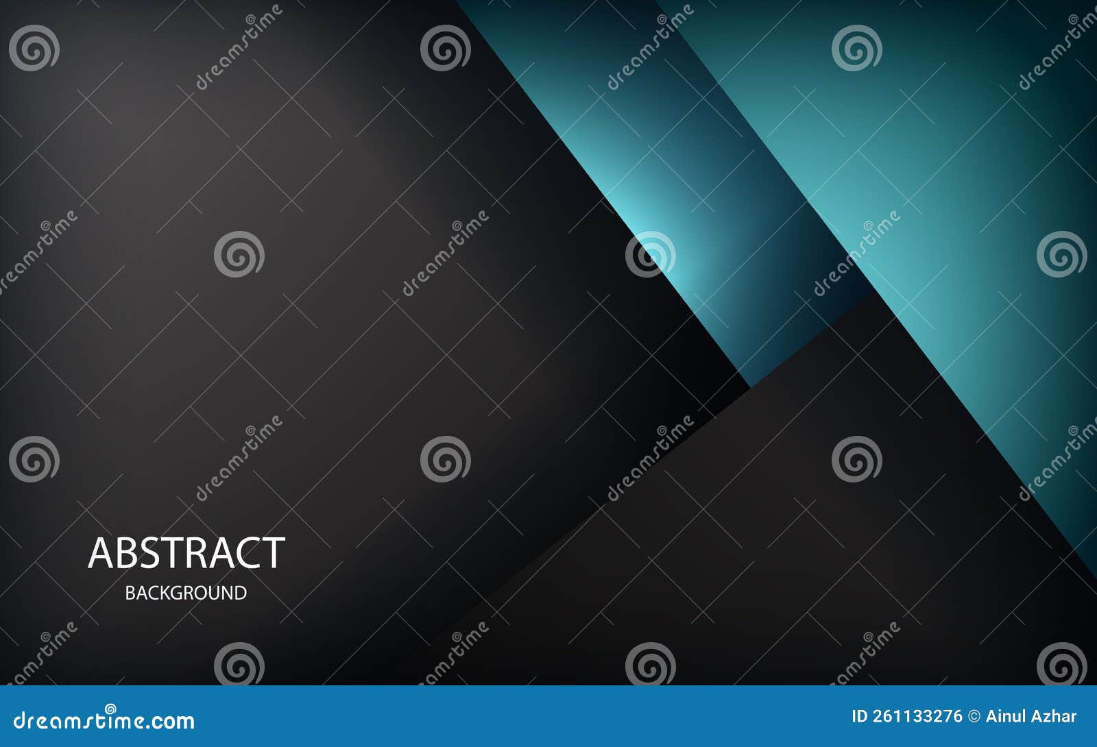 Green Background Overlap Dimension Grey Vector Illustration Message ...