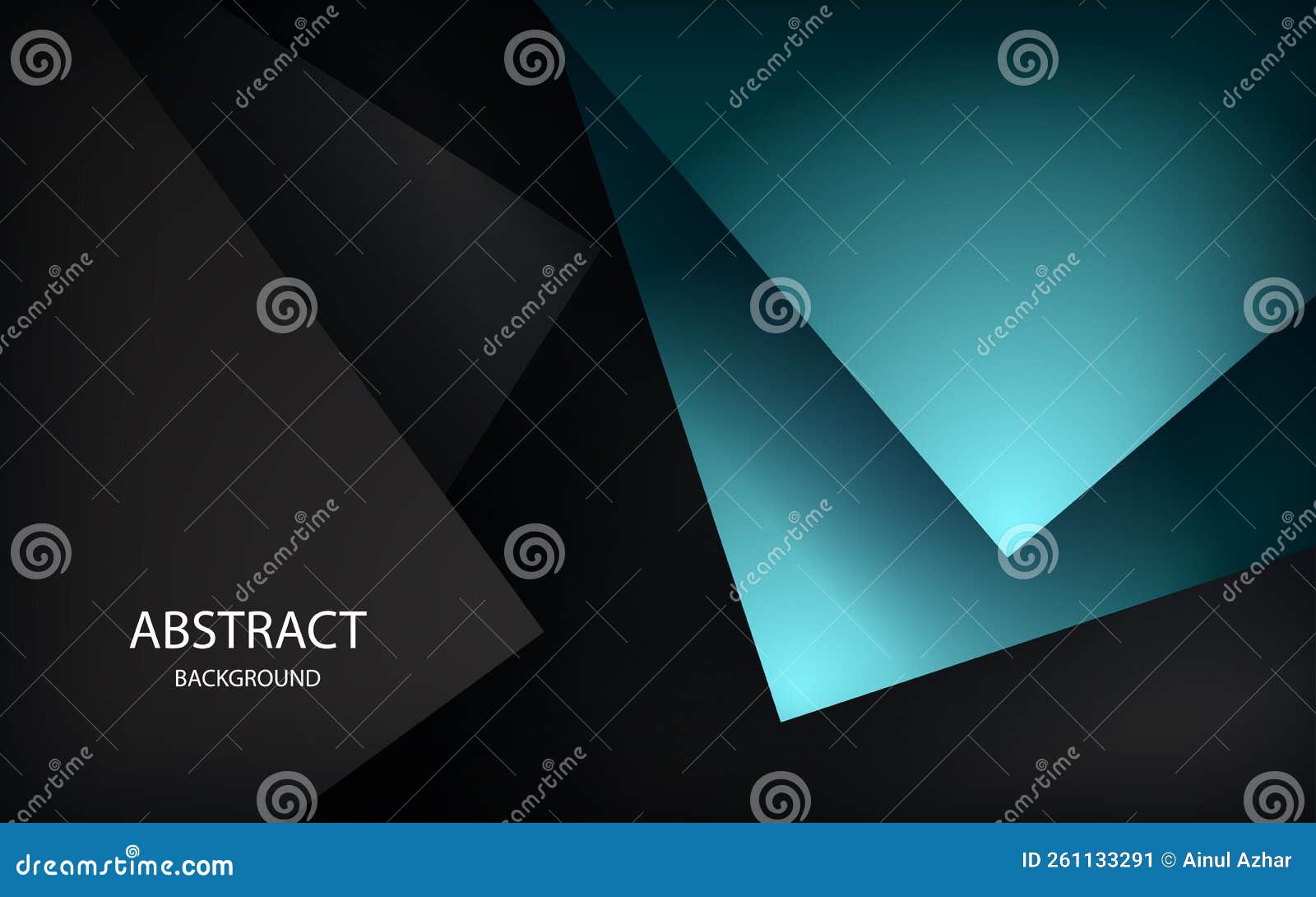 Green Background Overlap Dimension Grey Vector Illustration Message ...