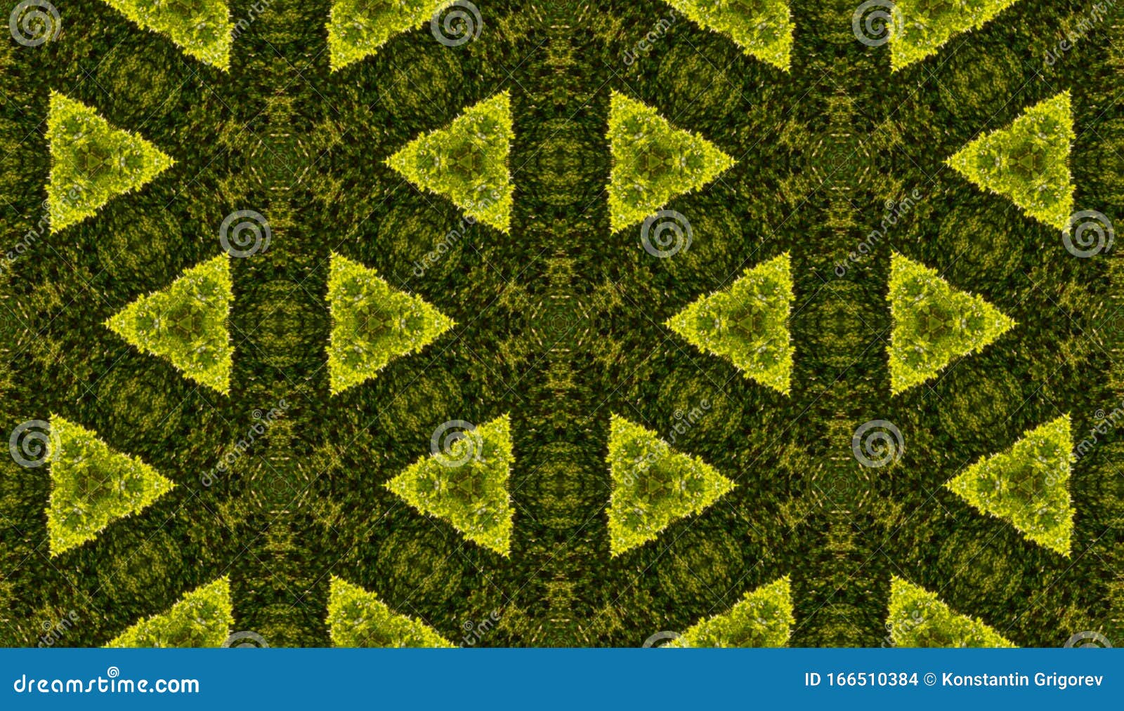Green Background Pattern from the Greenery Triangle Figures. Geometric ...