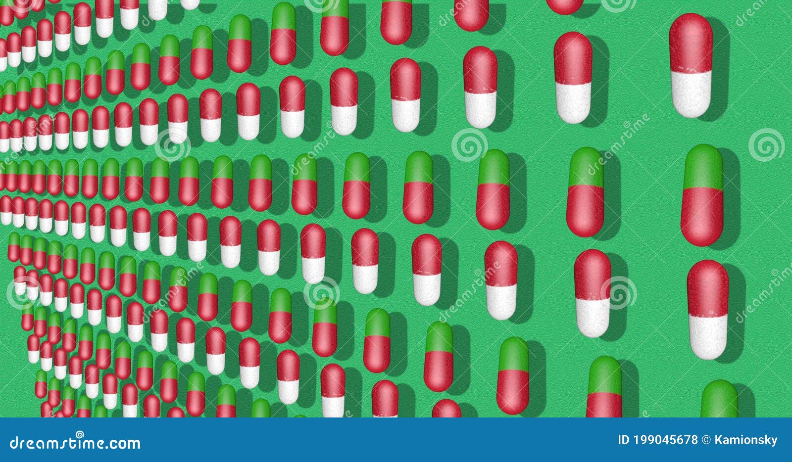 Green Background with Pills. Backdrop with Bright Pattern for Instagram ...