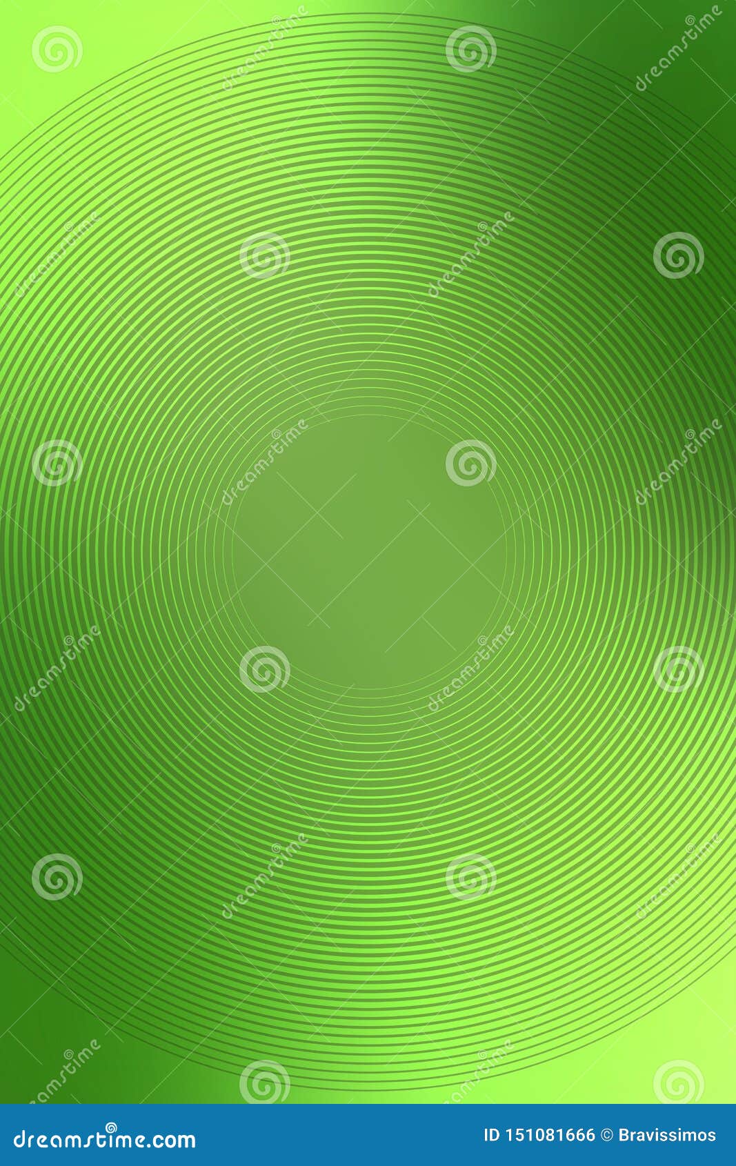 Green Background Plant Gradient Radial. Bright Floral Stock ...