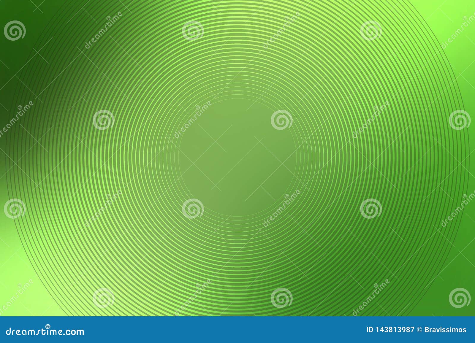 Green Background Plant Gradient Radial. Bright Pattern Stock ...
