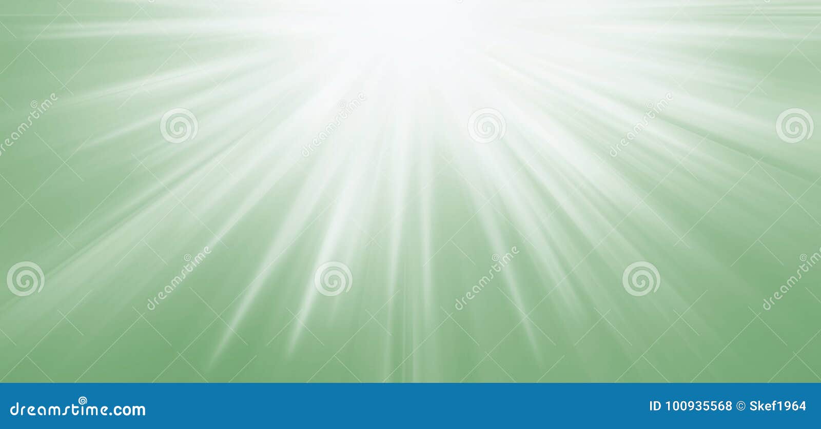 Green Radiant Background Banner Stock Illustration - Illustration of ...