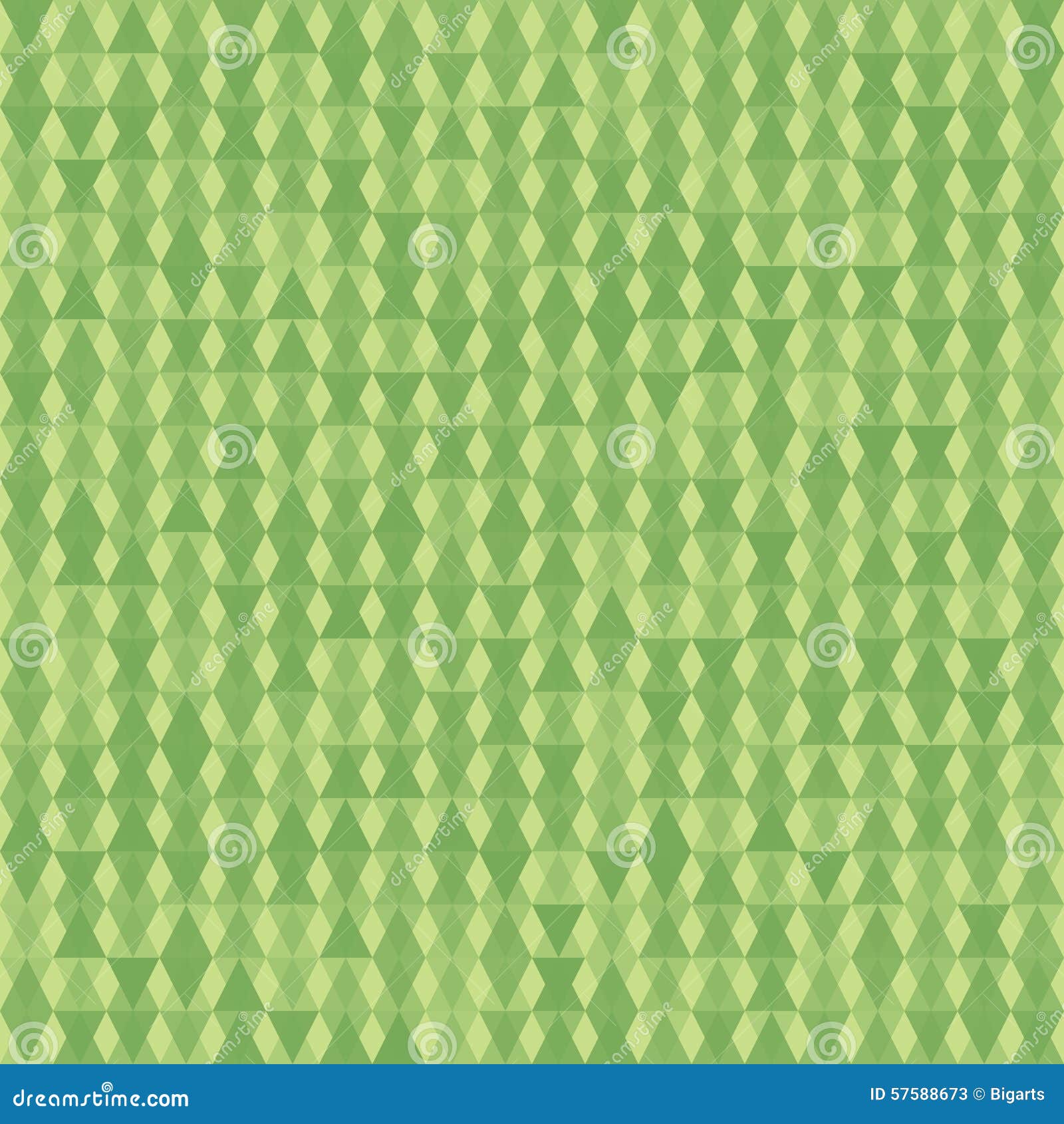 Green Background with Rhombus. Vector. Stock Vector - Illustration of ...
