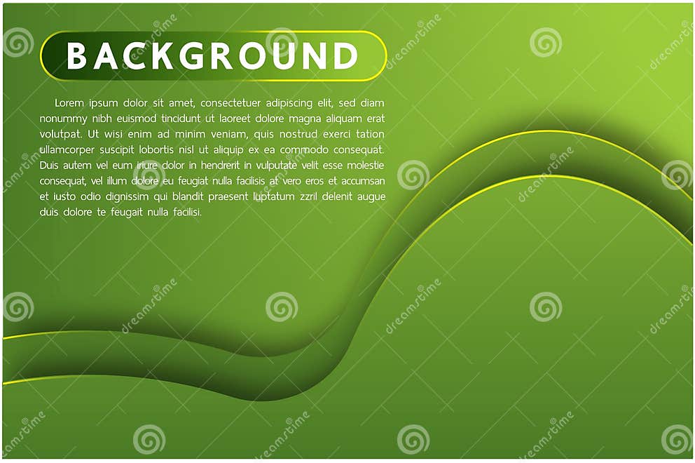 Green Background Vector Lighting Effect Graphic for Text and Message ...