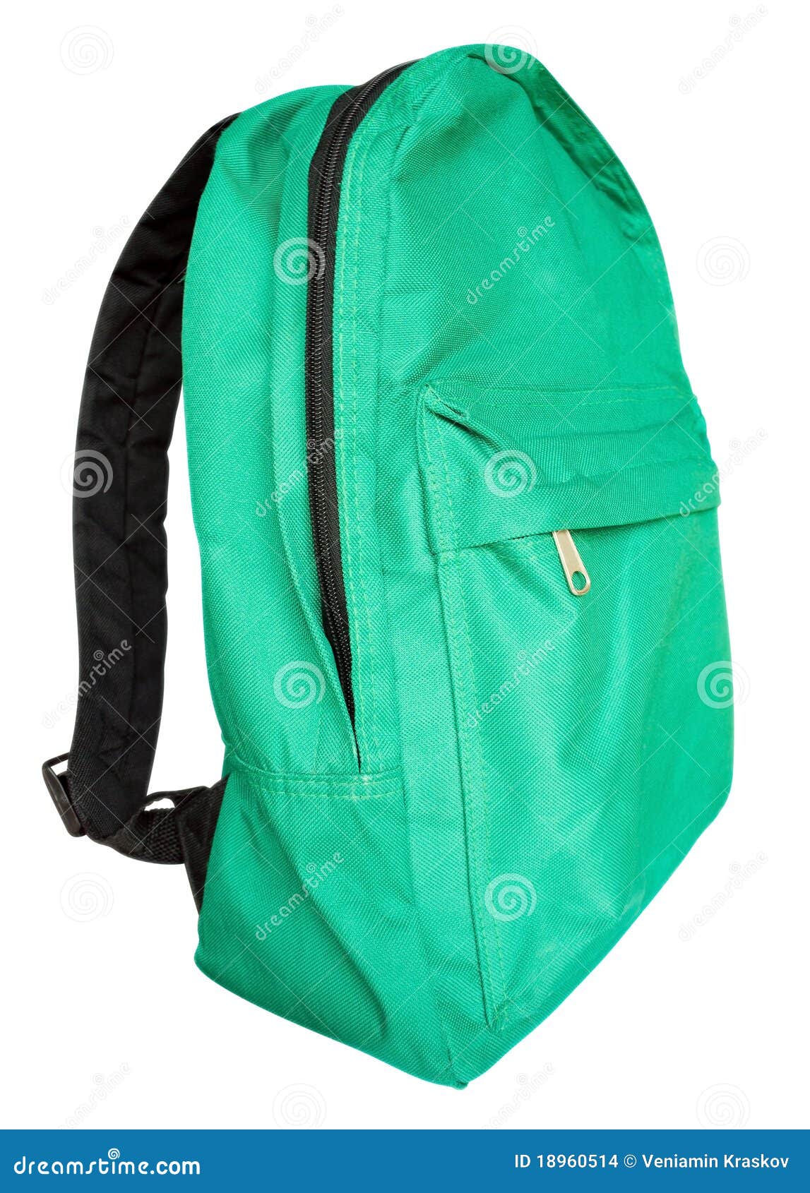 Green backpack stock photo. Image of adventure, holiday - 18960514