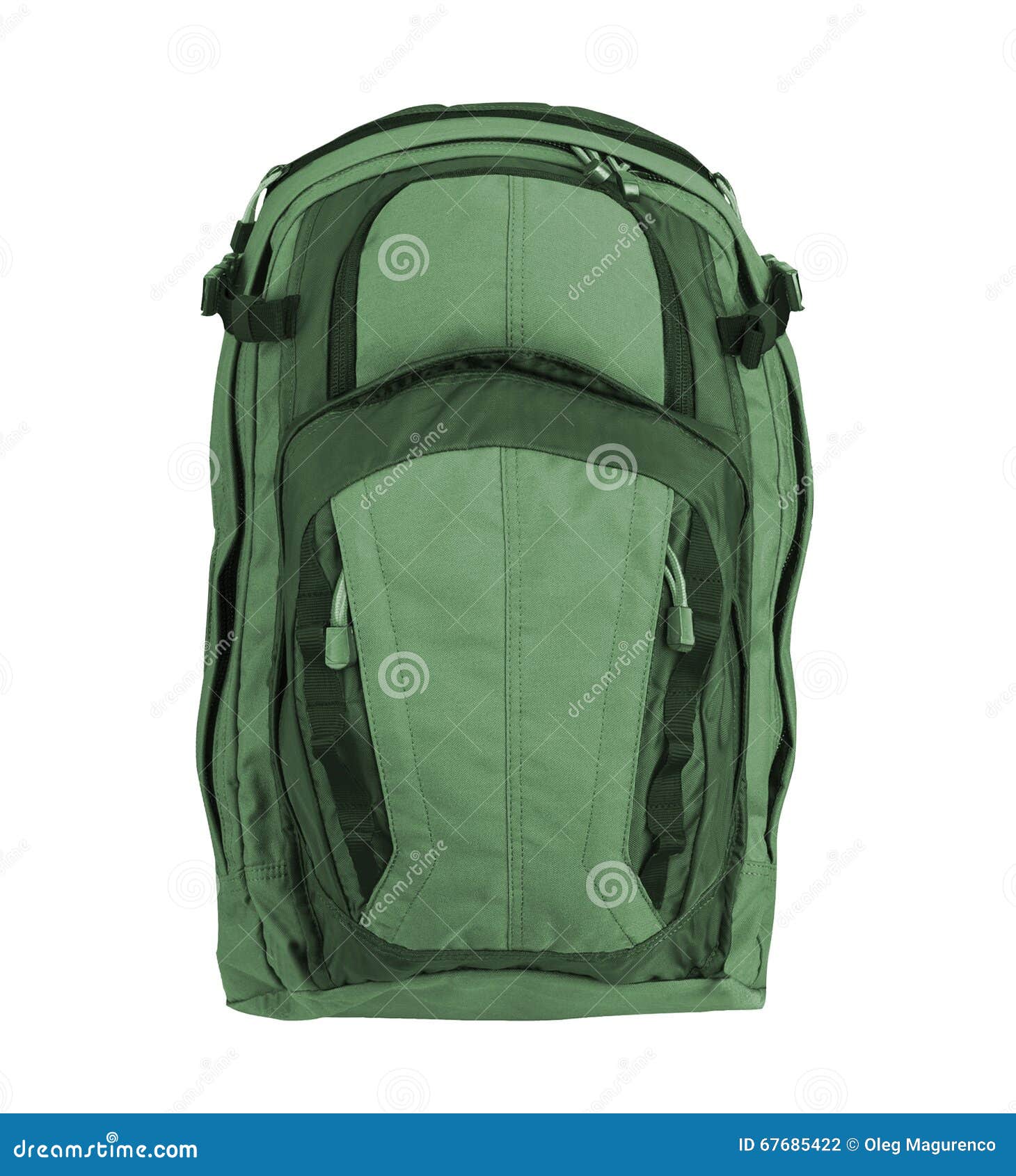 Green backpack stock photo. Image of closeup, rucksack - 67685422