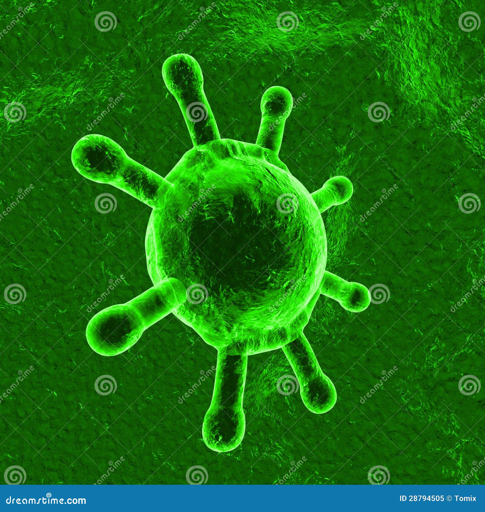 Green Bacteria Royalty Free Stock Photo - Image: 28794505