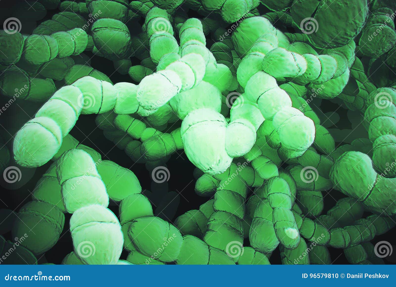 Green bacteria backdrop stock illustration. Illustration of healthcare ...