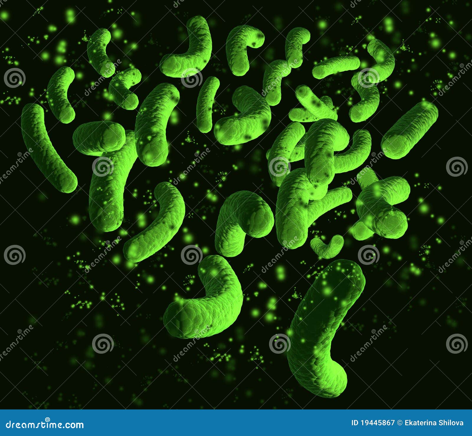 Green Bacteria Cartoon Vector Character Icon | CartoonDealer.com #86440659