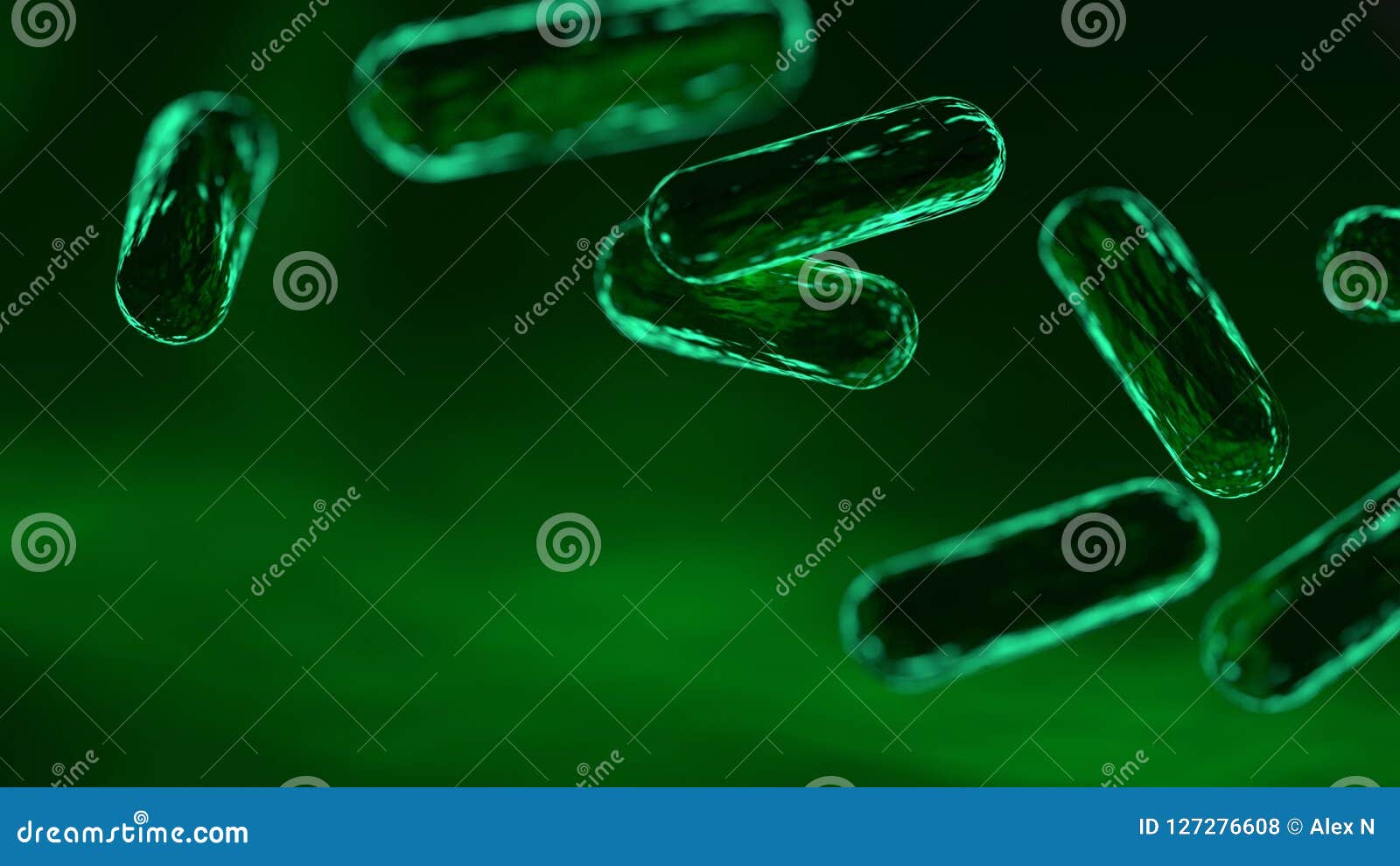 Green Bacteria Seamless Texture Stock Photography | CartoonDealer.com ...