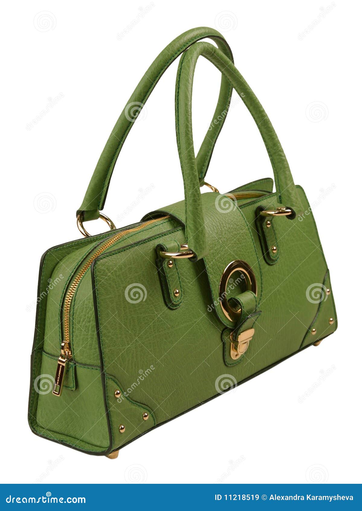 Green bag stock image. Image of luggage, female, design - 11218519