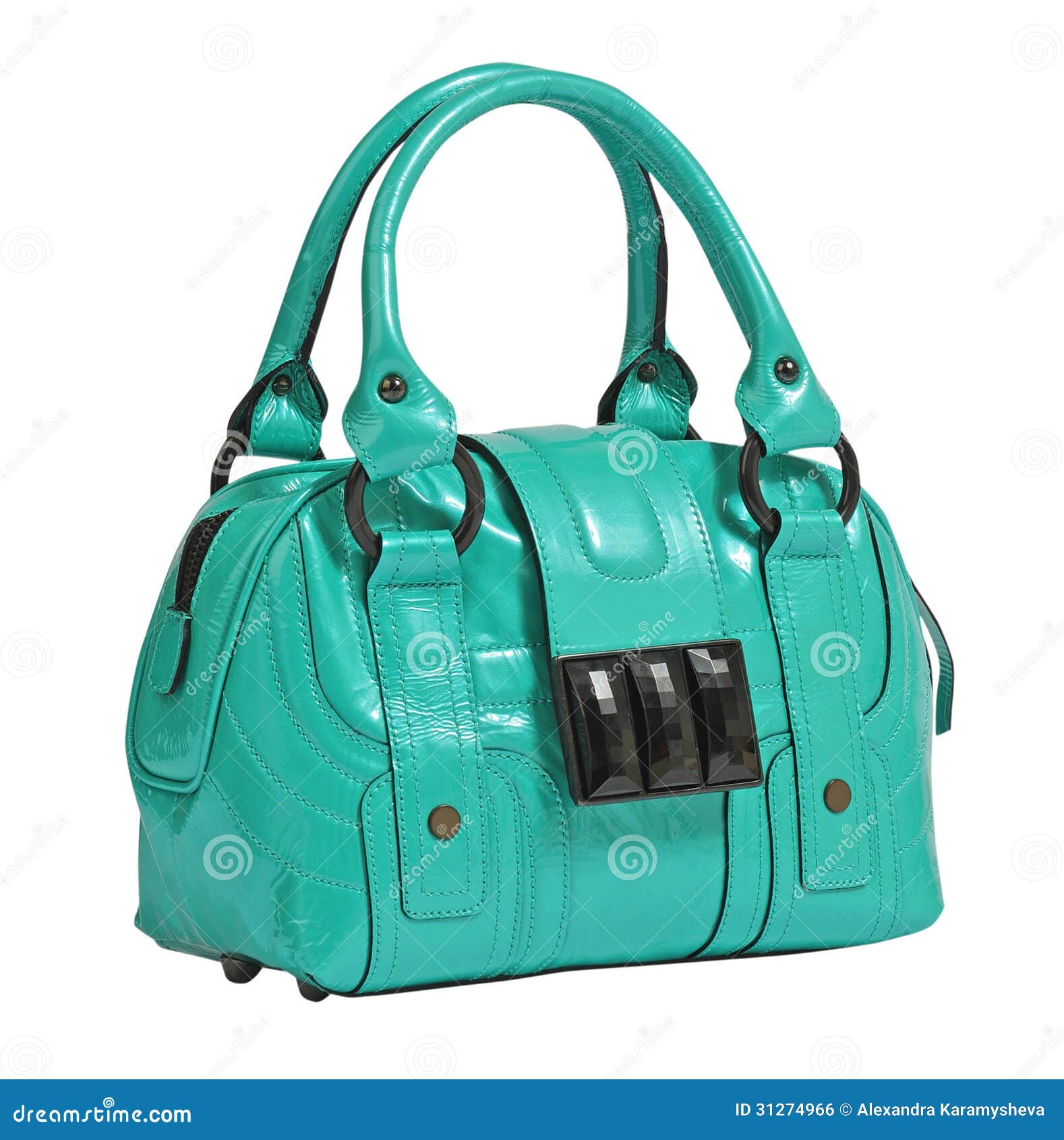 Green bag stock photo. Image of packing, handbag, accessory - 31274966