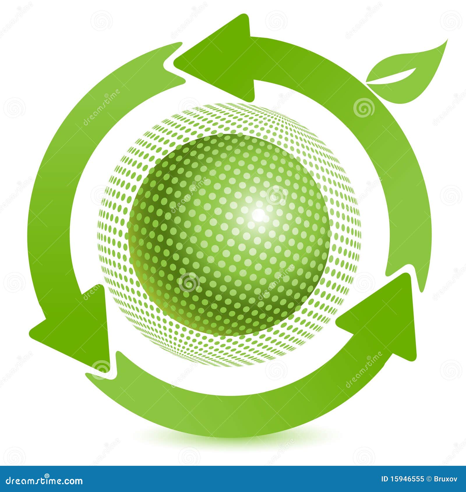 Green ball stock vector. Illustration of style, object - 15946555