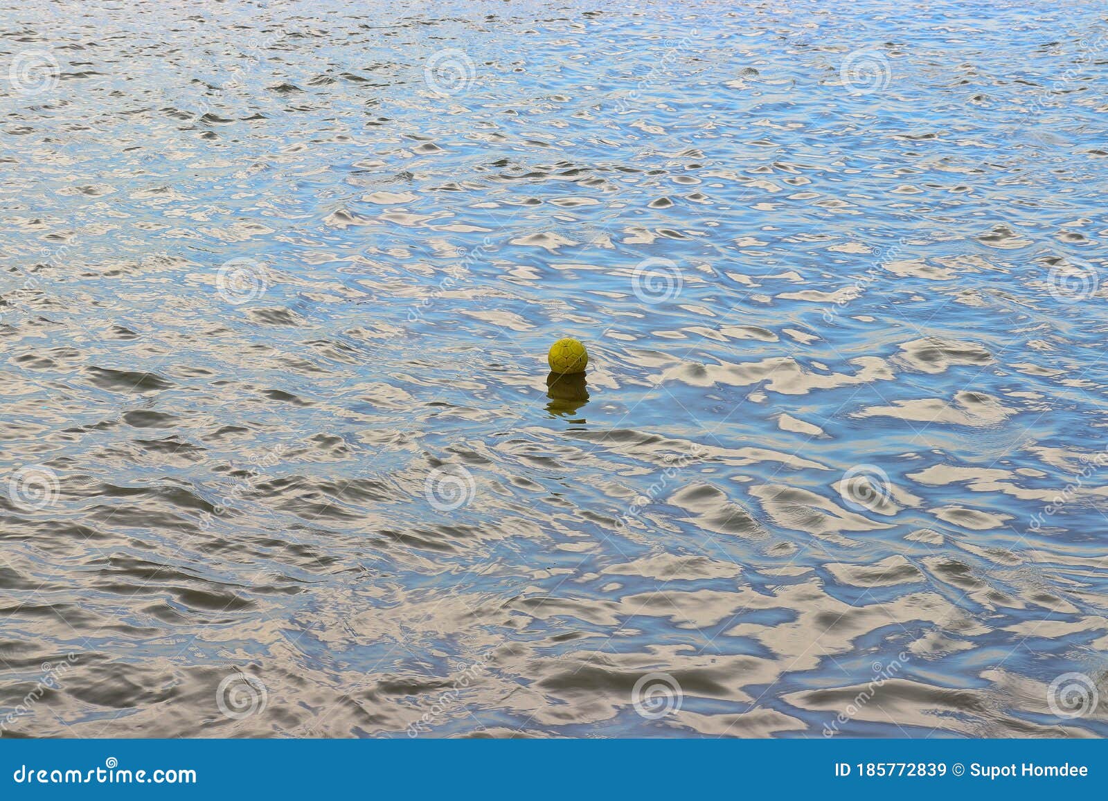 Floating ball. stock image. Image of signal, background - 185772839