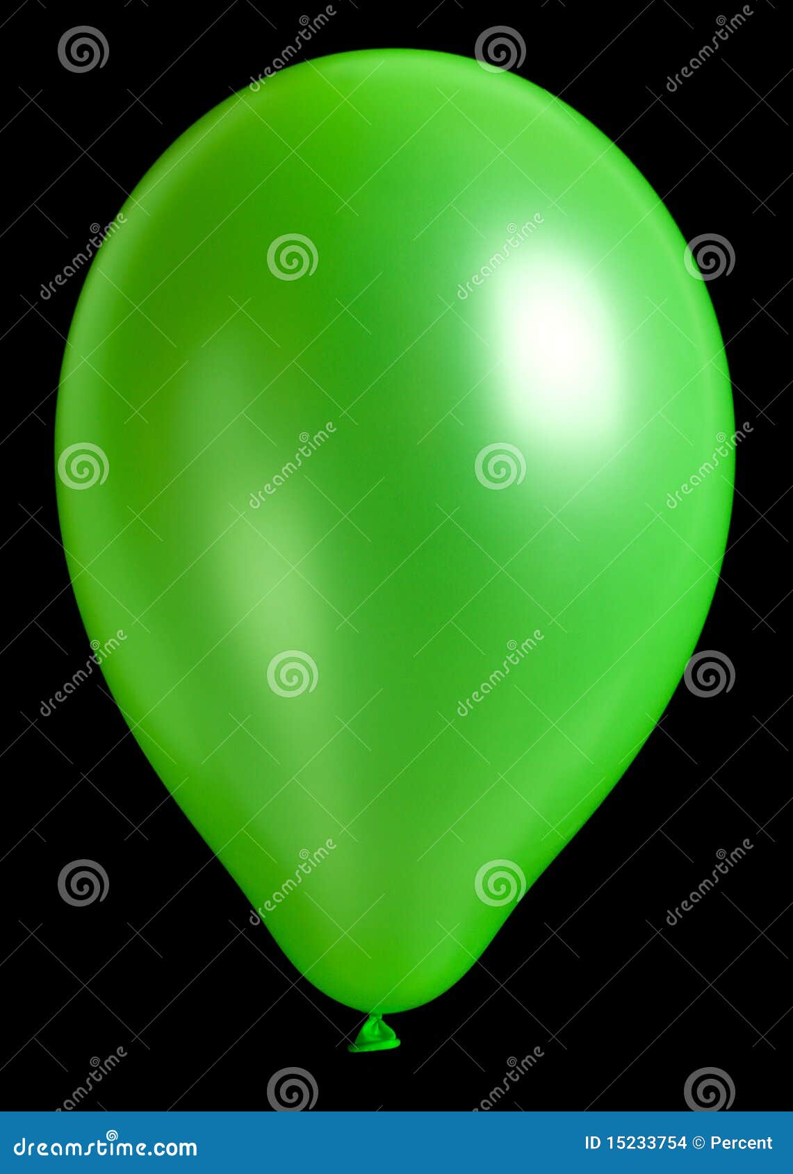 Green balloon stock photo. Image of helium, rubber, isolated - 15233754