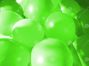 Green Balloons stock image. Image of celebrate, shiny, party - 764139