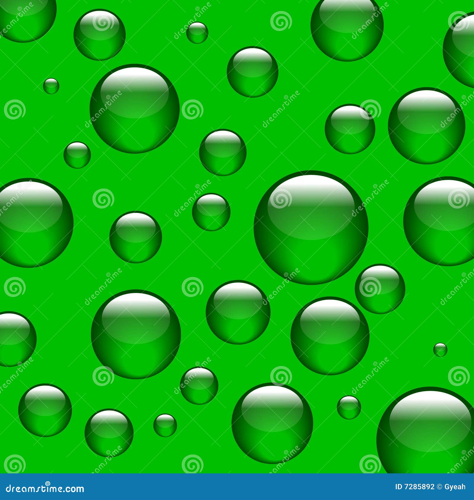 Green balls stock vector. Illustration of sphere, lots - 7285892