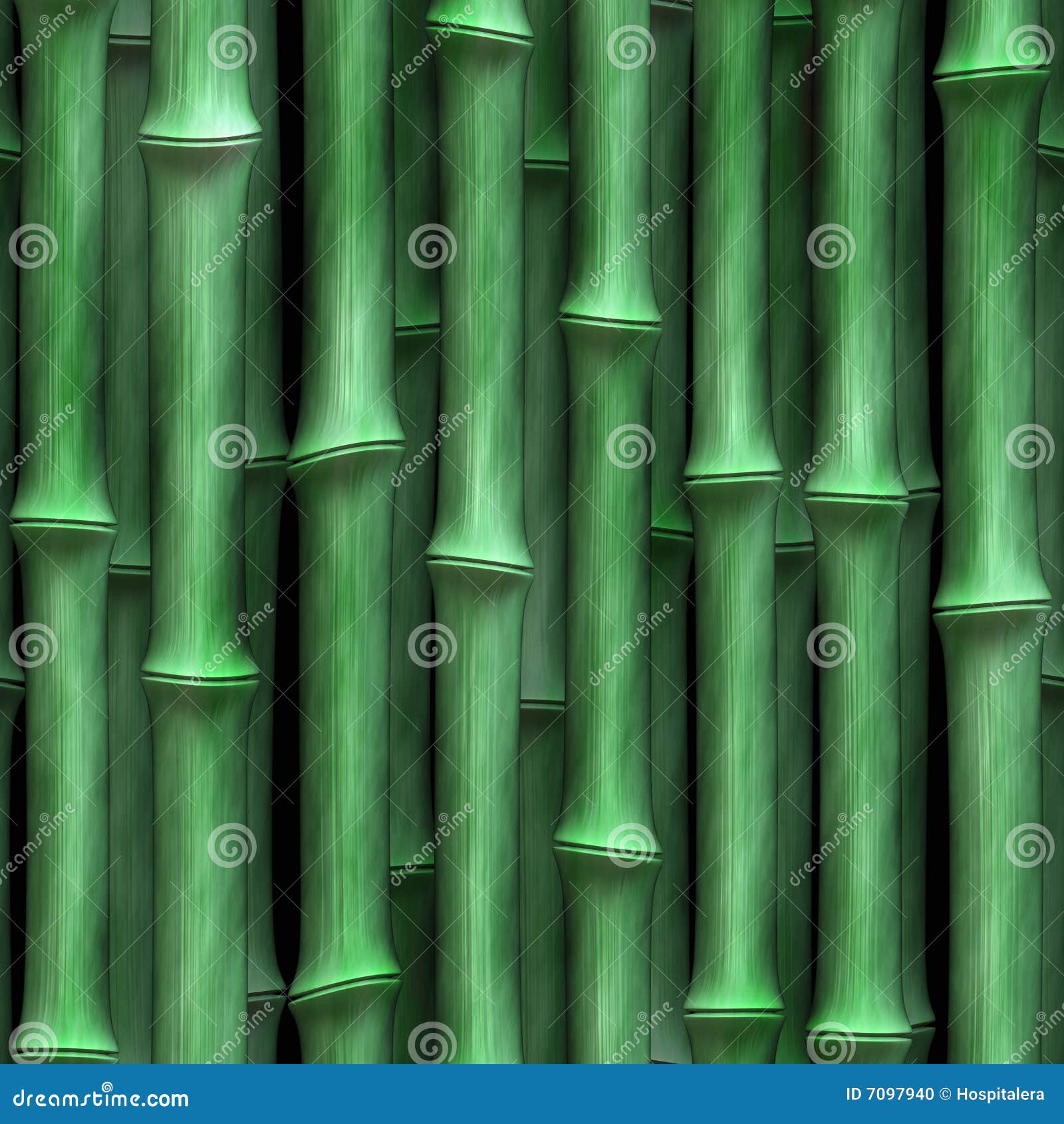 Green bamboo stock illustration. Illustration of organic - 7097940