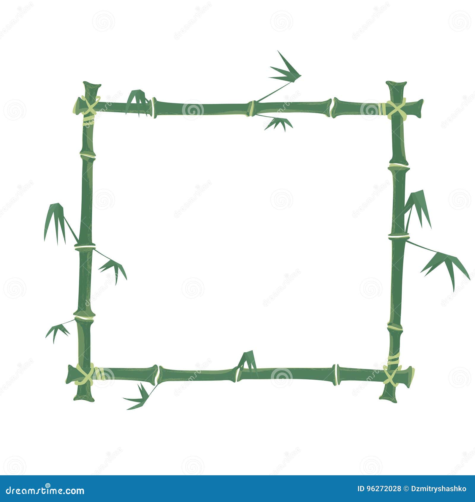 Bamboo Border Frame, With Transparent Background For Spring Vibes ...