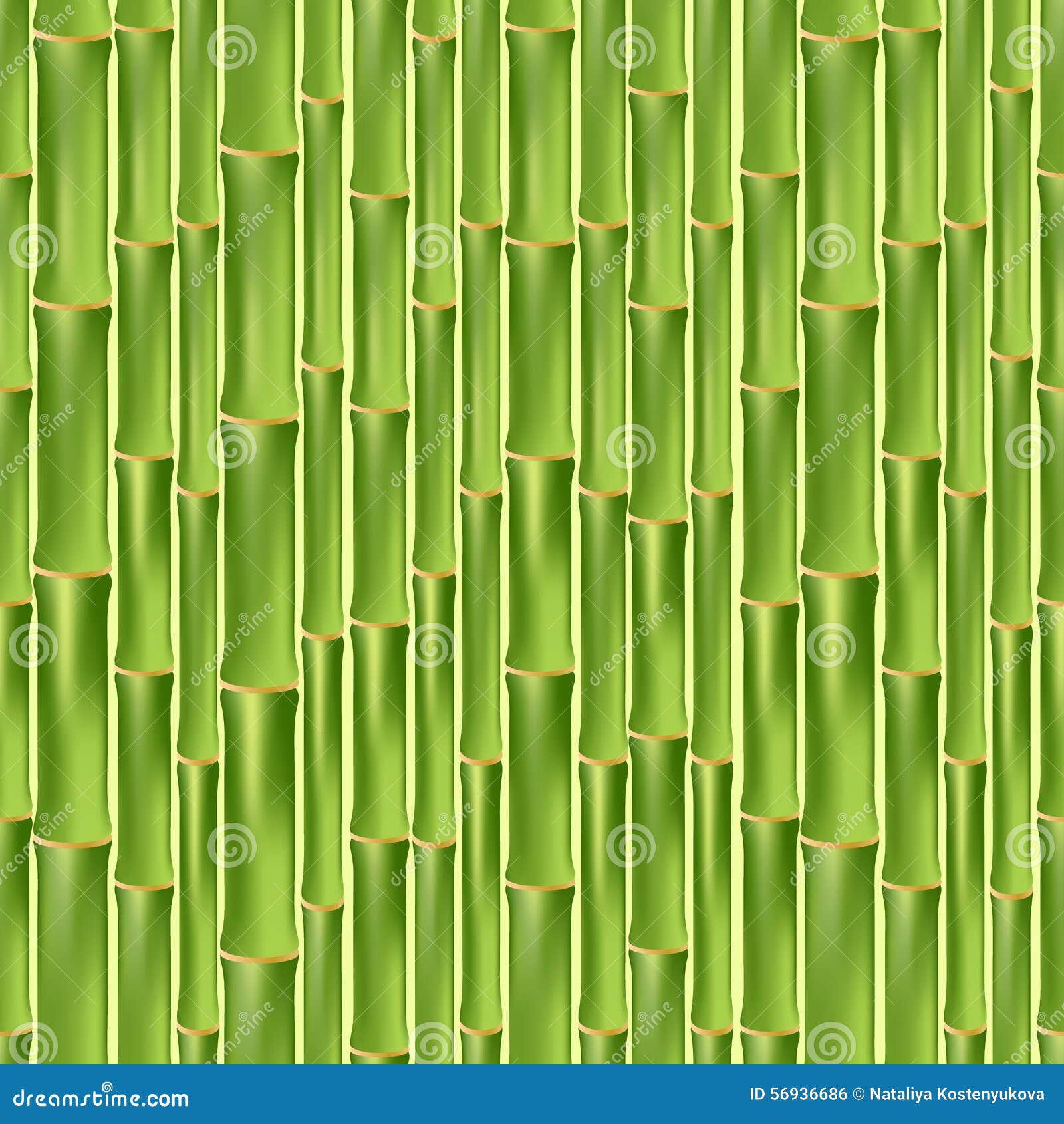 Green Bamboo Seamless Texture Stock Vector - Illustration of spring ...