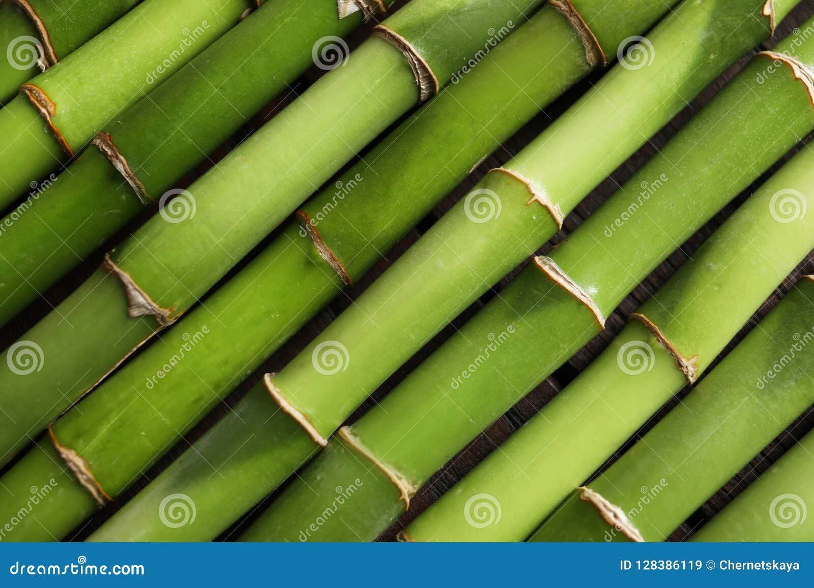 Green Bamboo Stems As Background Stock Image - Image of environment ...
