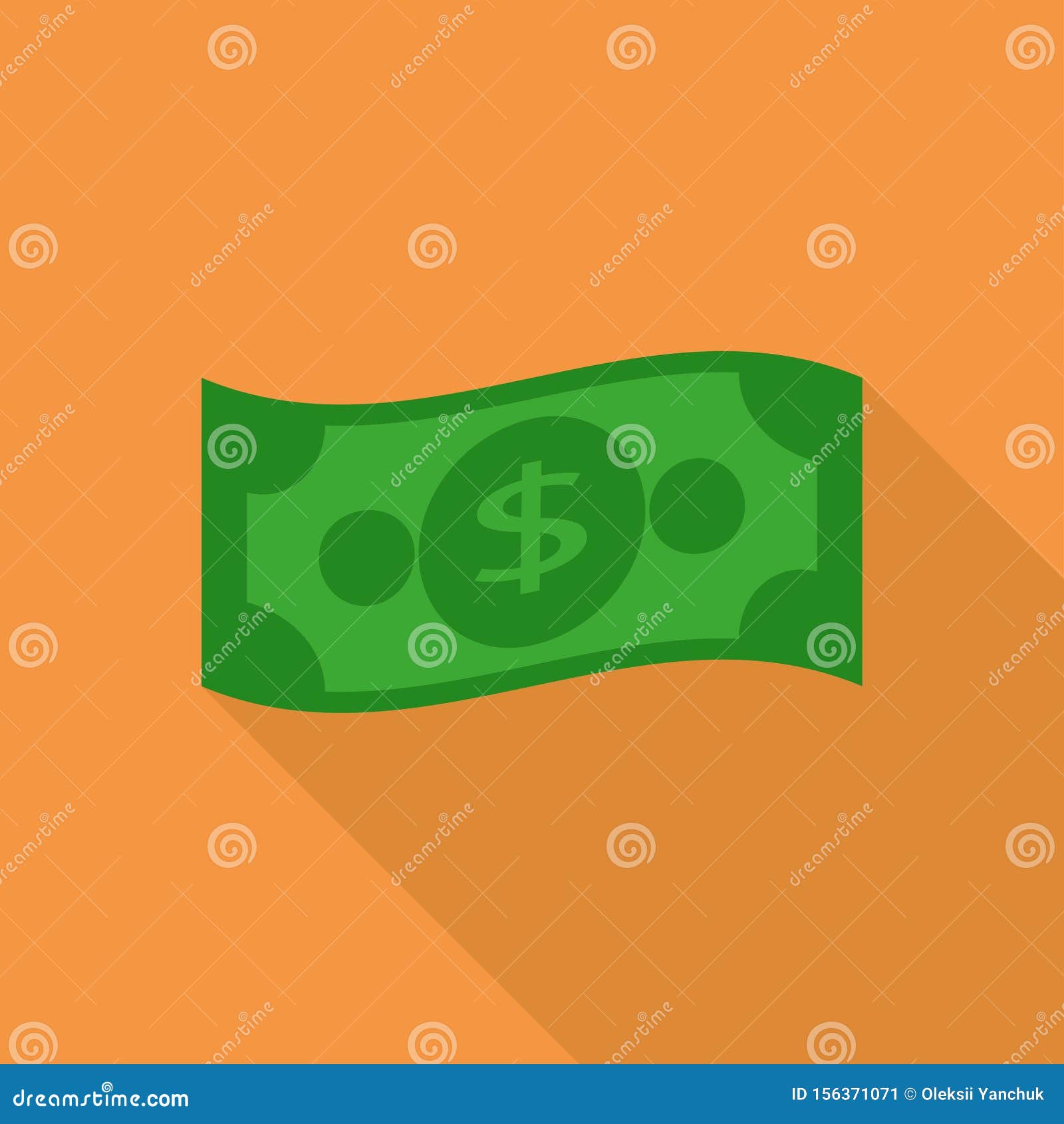 Green banknote icon image stock vector. Illustration of earnings ...