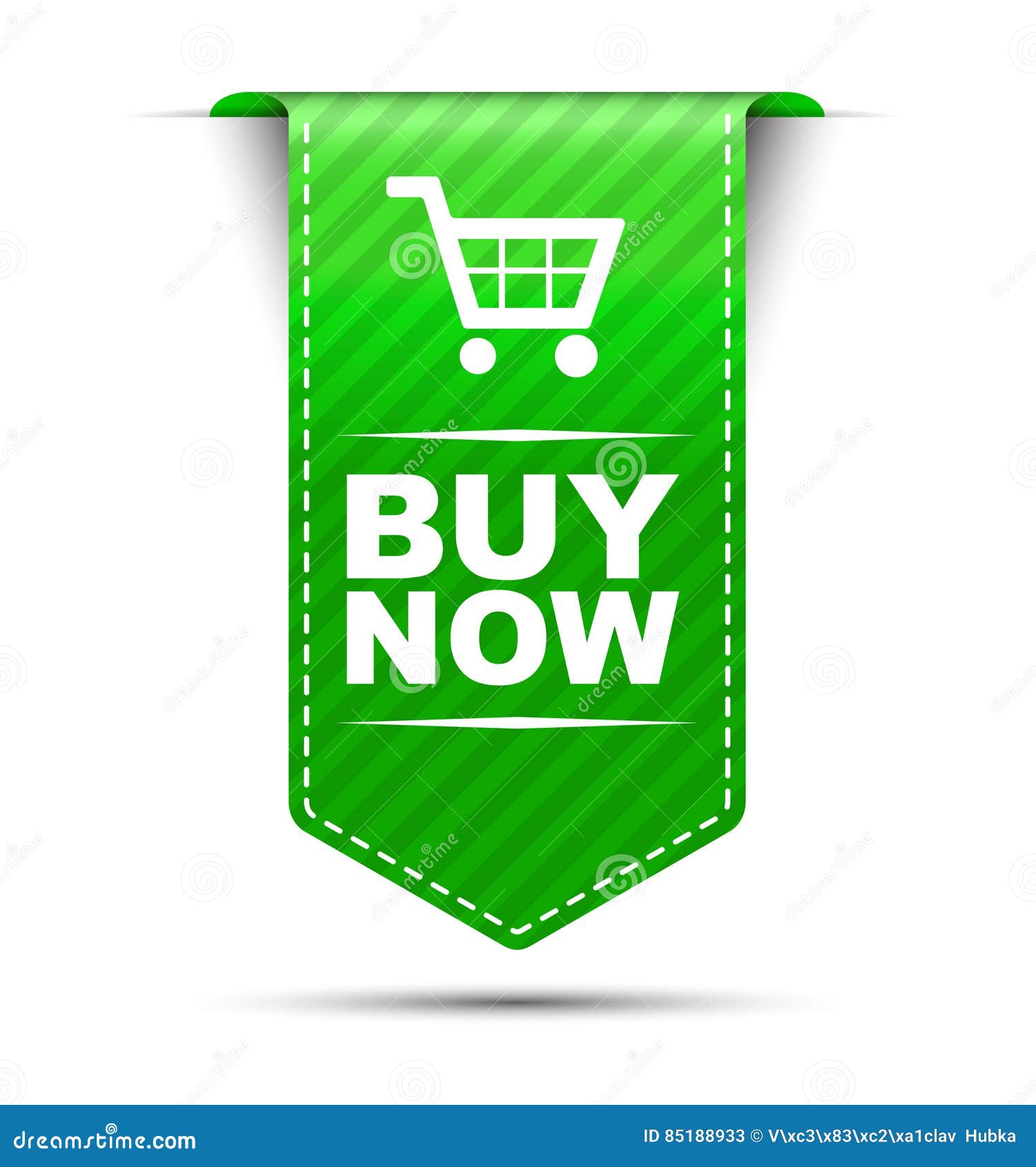 Green Banner Design Buy Now Stock Illustration - Illustration of ...