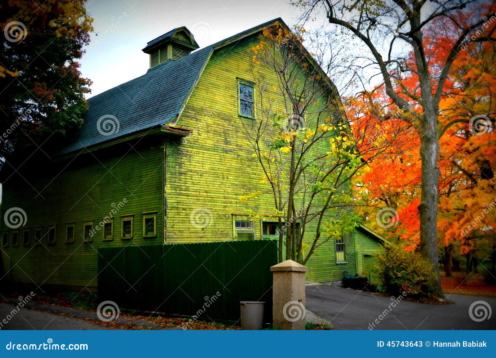 Barn in Fall stock image. Image of changing, farmer, barns - 45743643