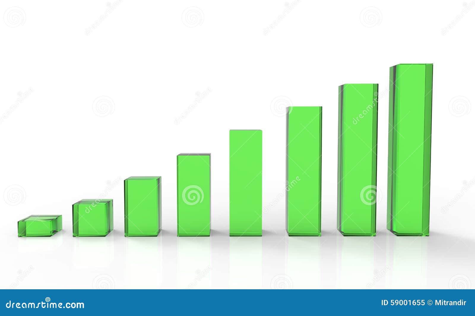 Green Bars stock illustration. Illustration of finance - 59001655