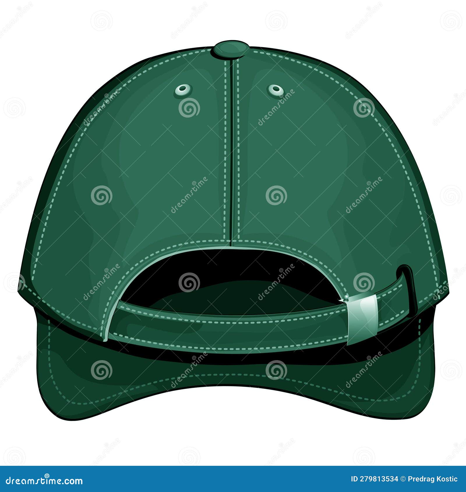 Green baseball cap stock illustration. Illustration of wheel - 279813534