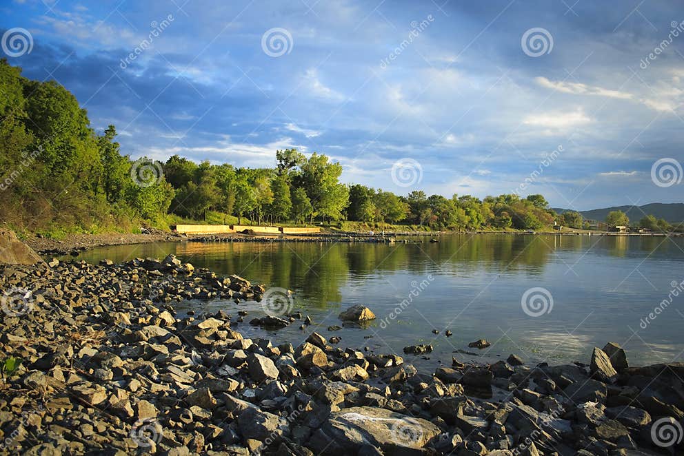 Green Bay. stock photo. Image of cloud, travel, water - 11818902