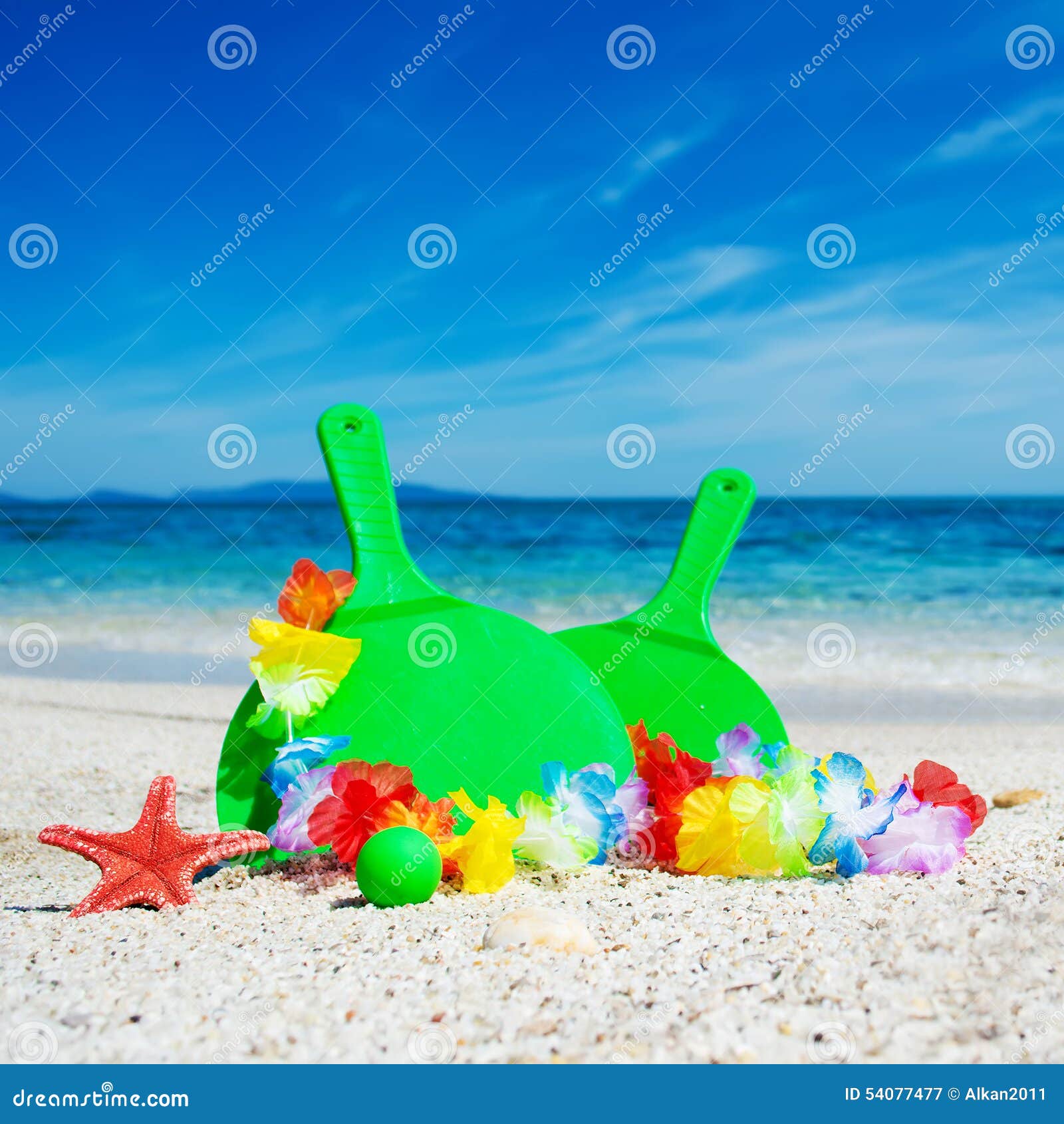 Green beach rackets stock image. Image of diving, droplet - 54077477