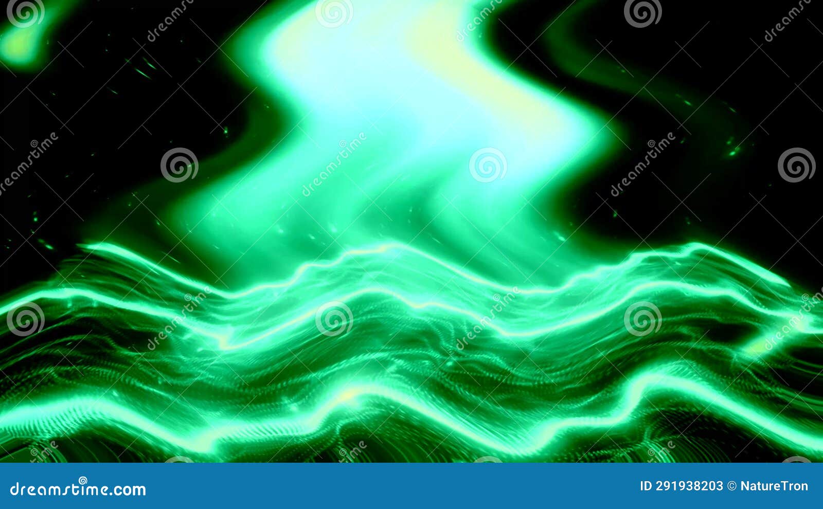A Green Beam of Light, a Wavy Network, a Structure of Celadon Particles ...