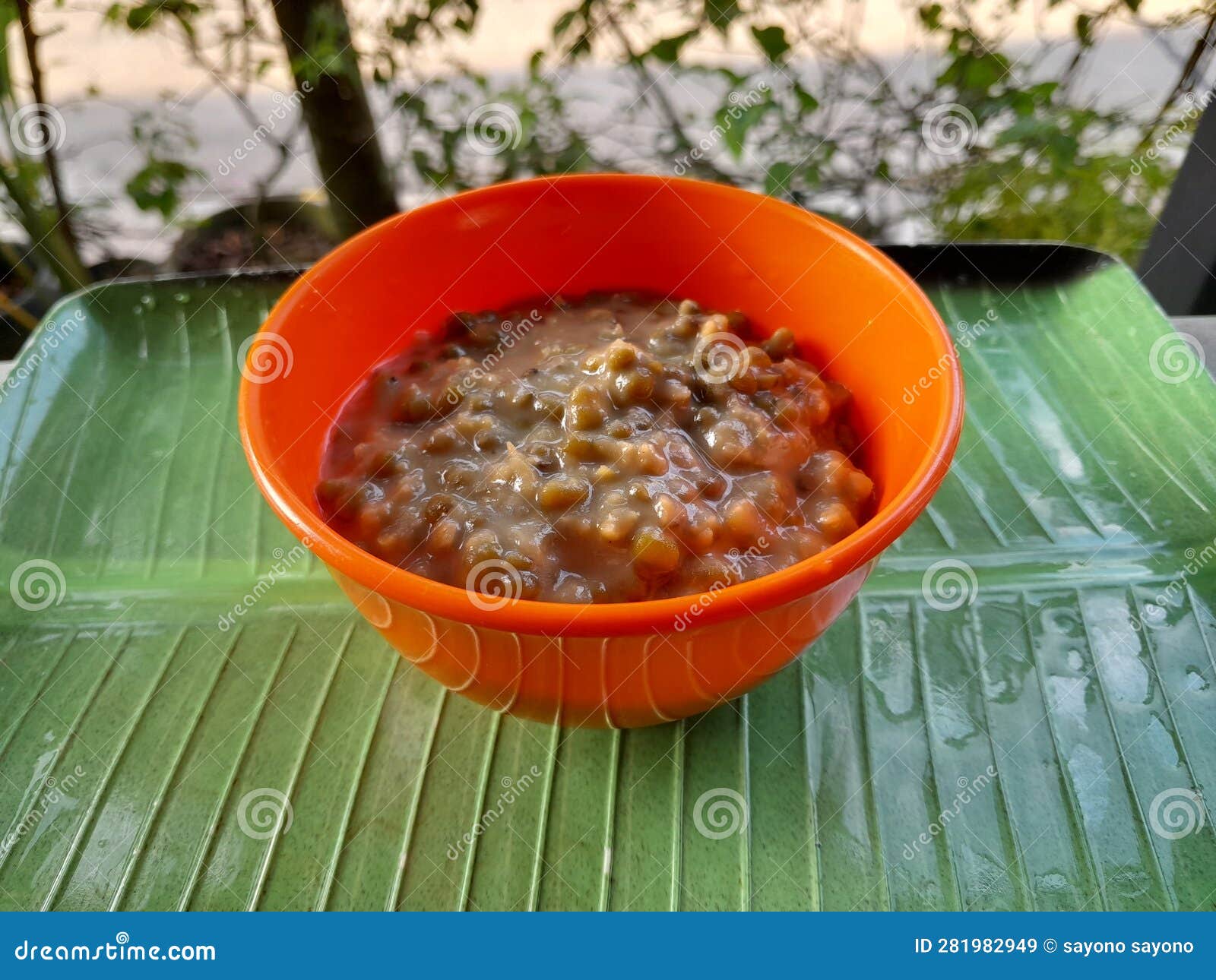 Green Bean Porridge, Which is Served in a Small Bowl Ready To Serve ...