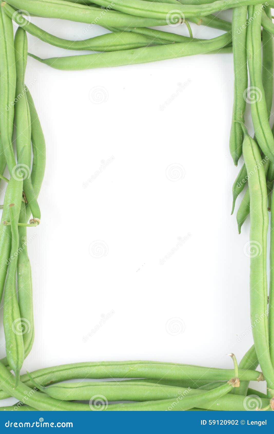 Green beans frame. stock photo. Image of organic, food - 59120902